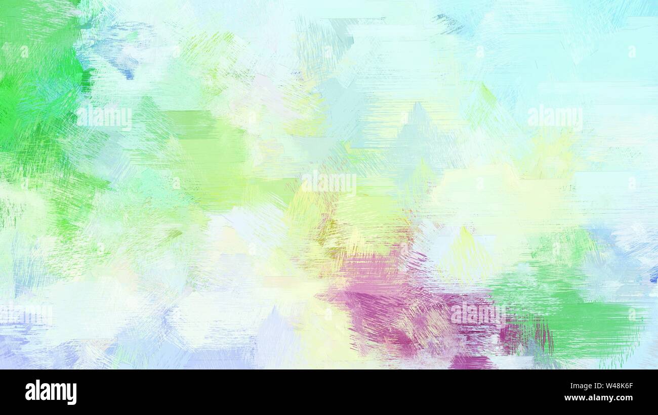 artistic illustration painting with tea green, lavender and pastel ...