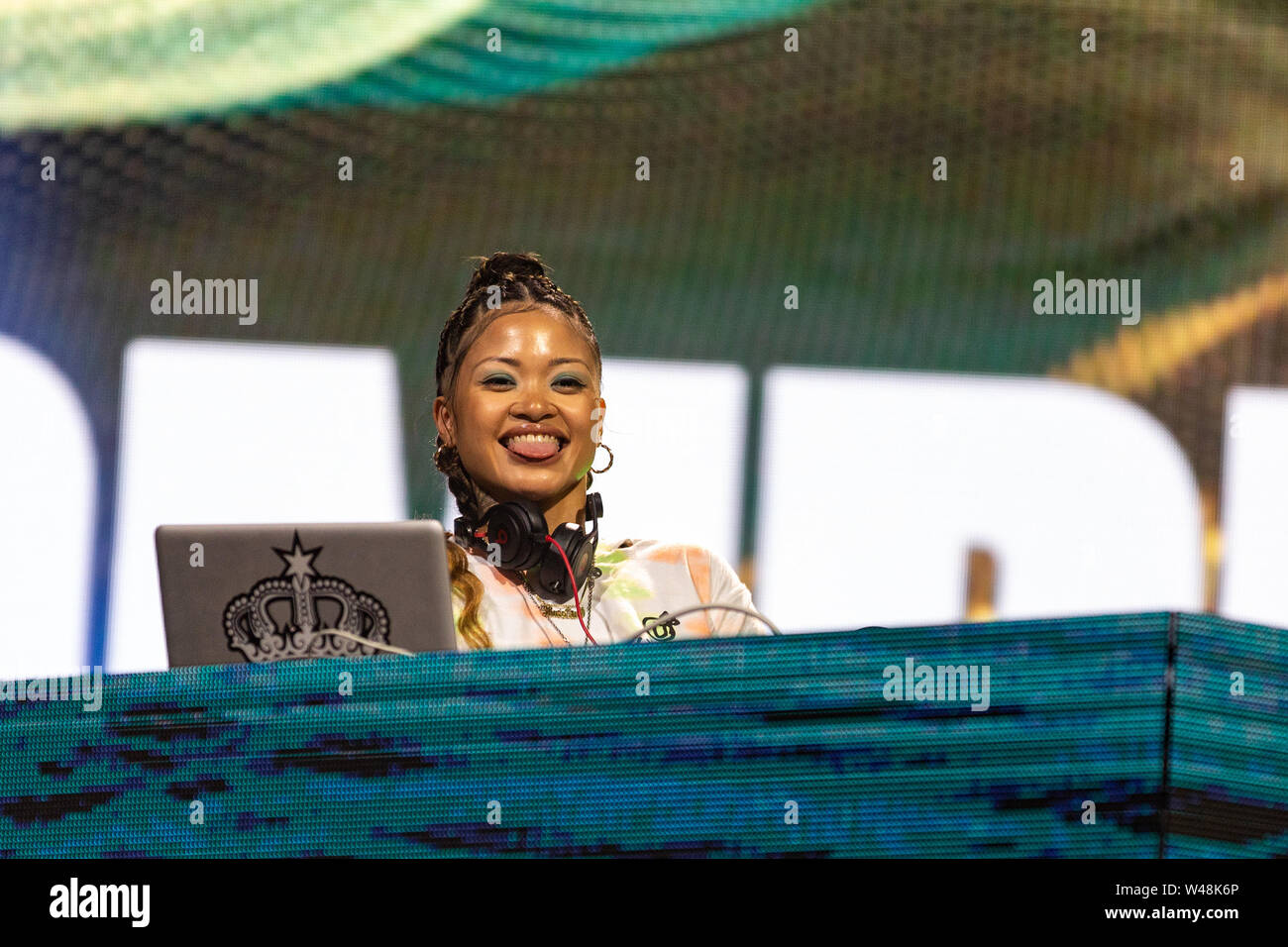 July 20, 2019 - Twin Lakes, Wisconsin, U.S - DJ KING MARIE (CHRISTINE ...