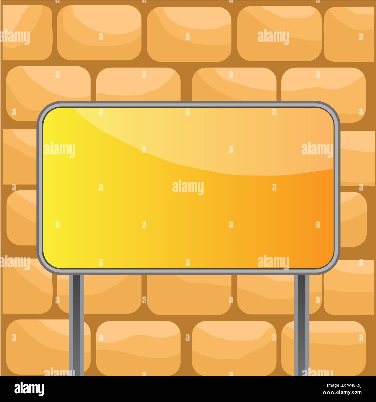 Board ground metallic pole empty panel plank colorful backgound ...