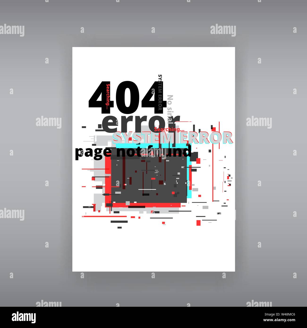 Photo distortion Stock Vector Images - Alamy
