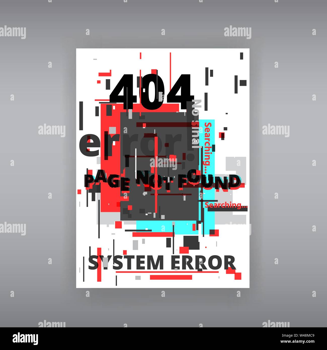 Photo distortion Stock Vector Images - Alamy