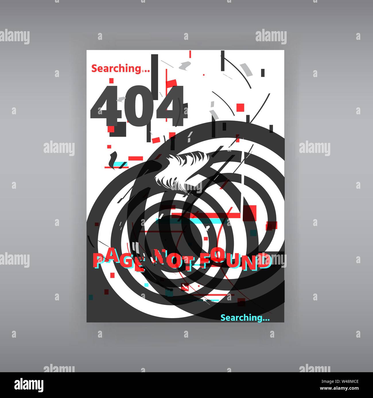 Photo distortion Stock Vector Images - Alamy