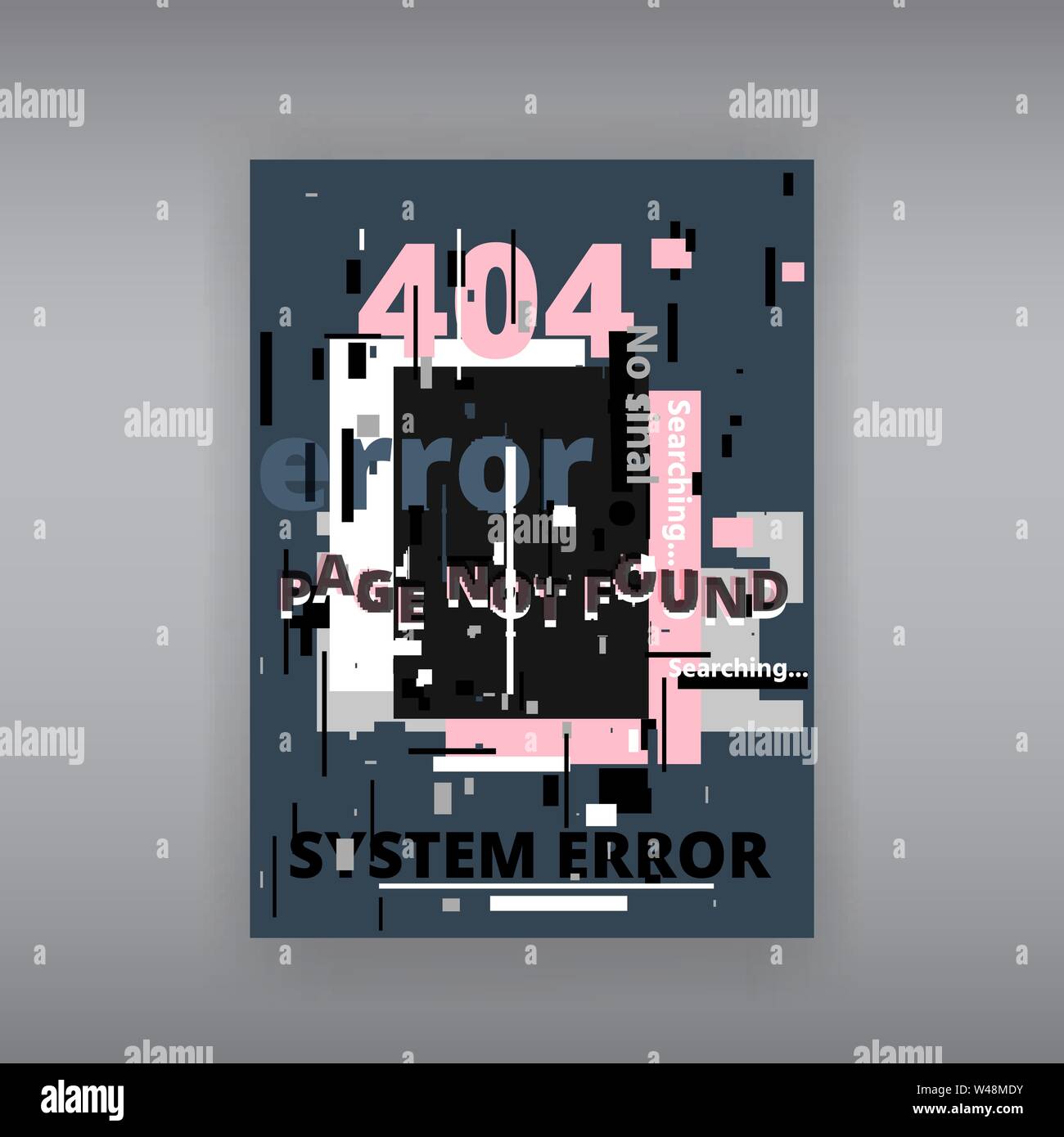 Signal distortion Stock Vector Images - Alamy