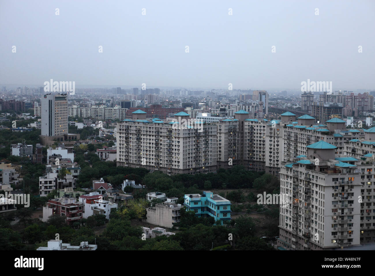 Gurgaon india skyline hi-res stock photography and images - Alamy