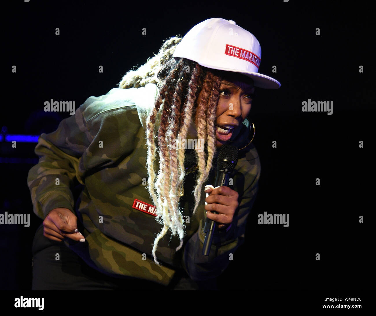 CONCORD, CA - JULY 20: Singer Brandi performs during the Femme it ...