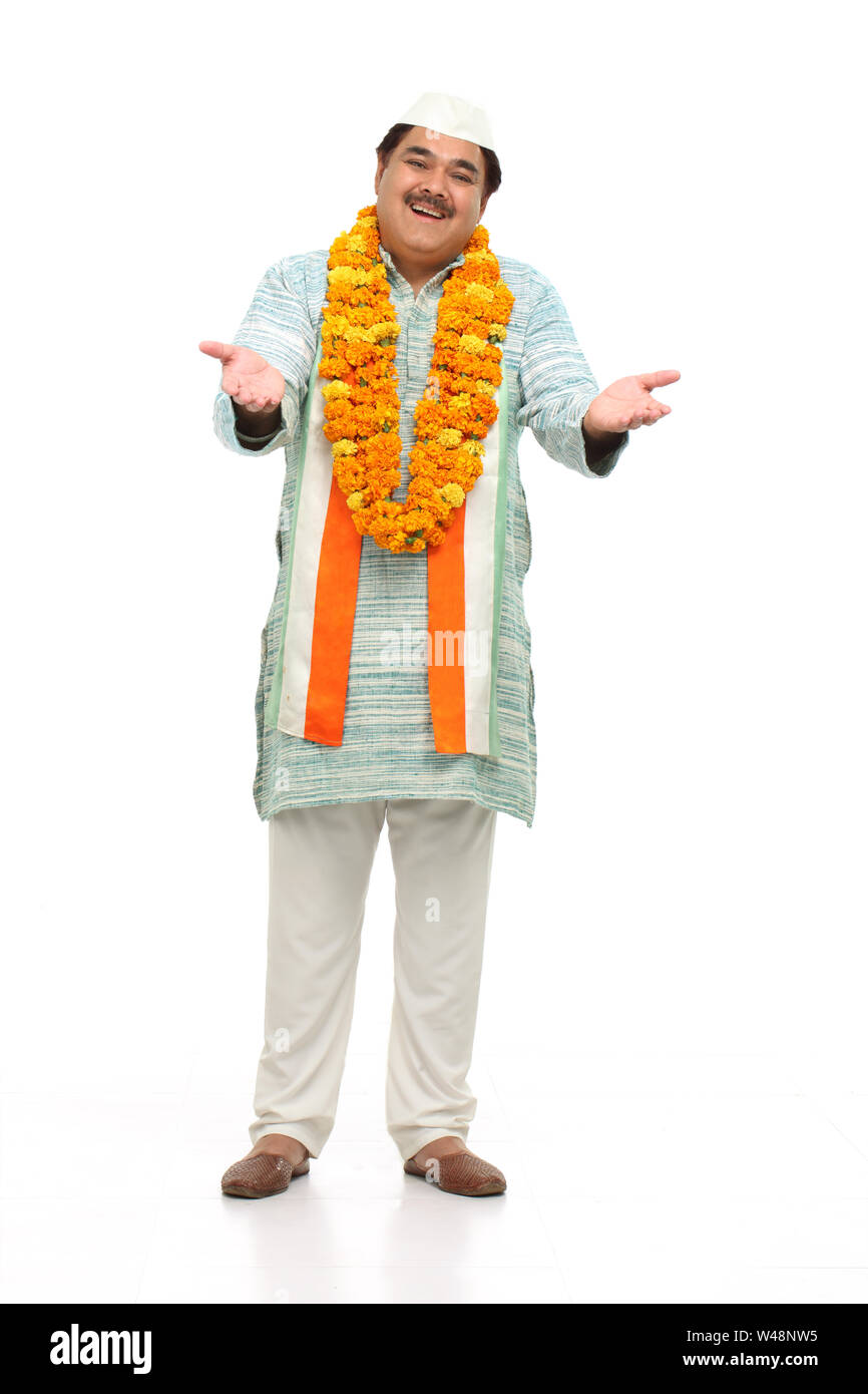 Portrait of a politician smiling Stock Photo - Alamy