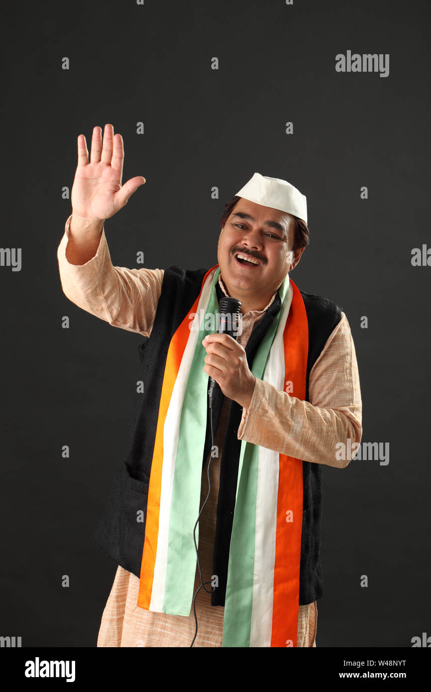 Indian politician party symbol hi-res stock photography and images - Alamy