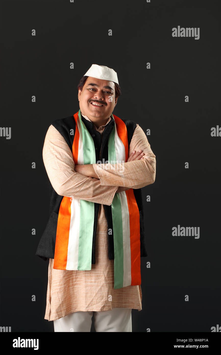 Portrait of a politician smiling Stock Photo - Alamy