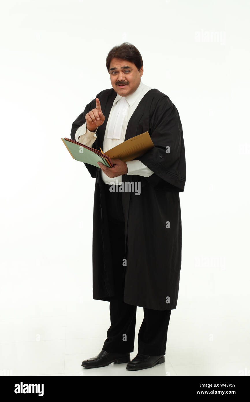 Lawyer explaining his case Stock Photo - Alamy