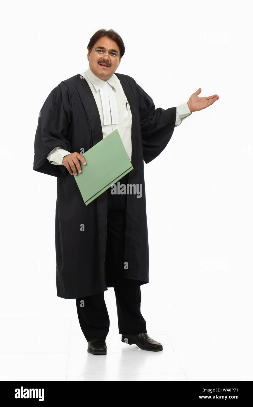 Lawyer explaining his case Stock Photo - Alamy