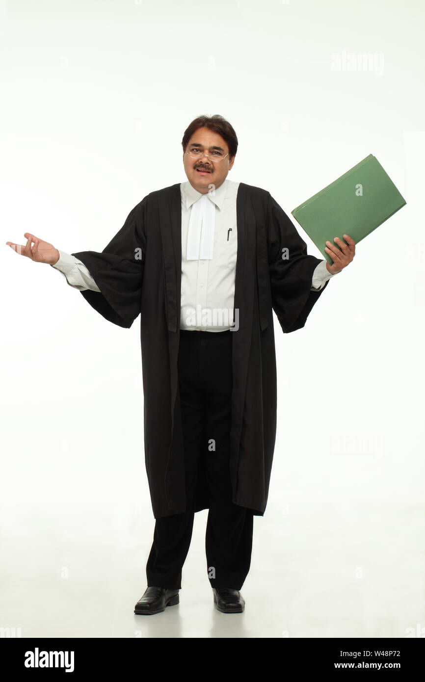 Lawyer explaining his case Stock Photo - Alamy