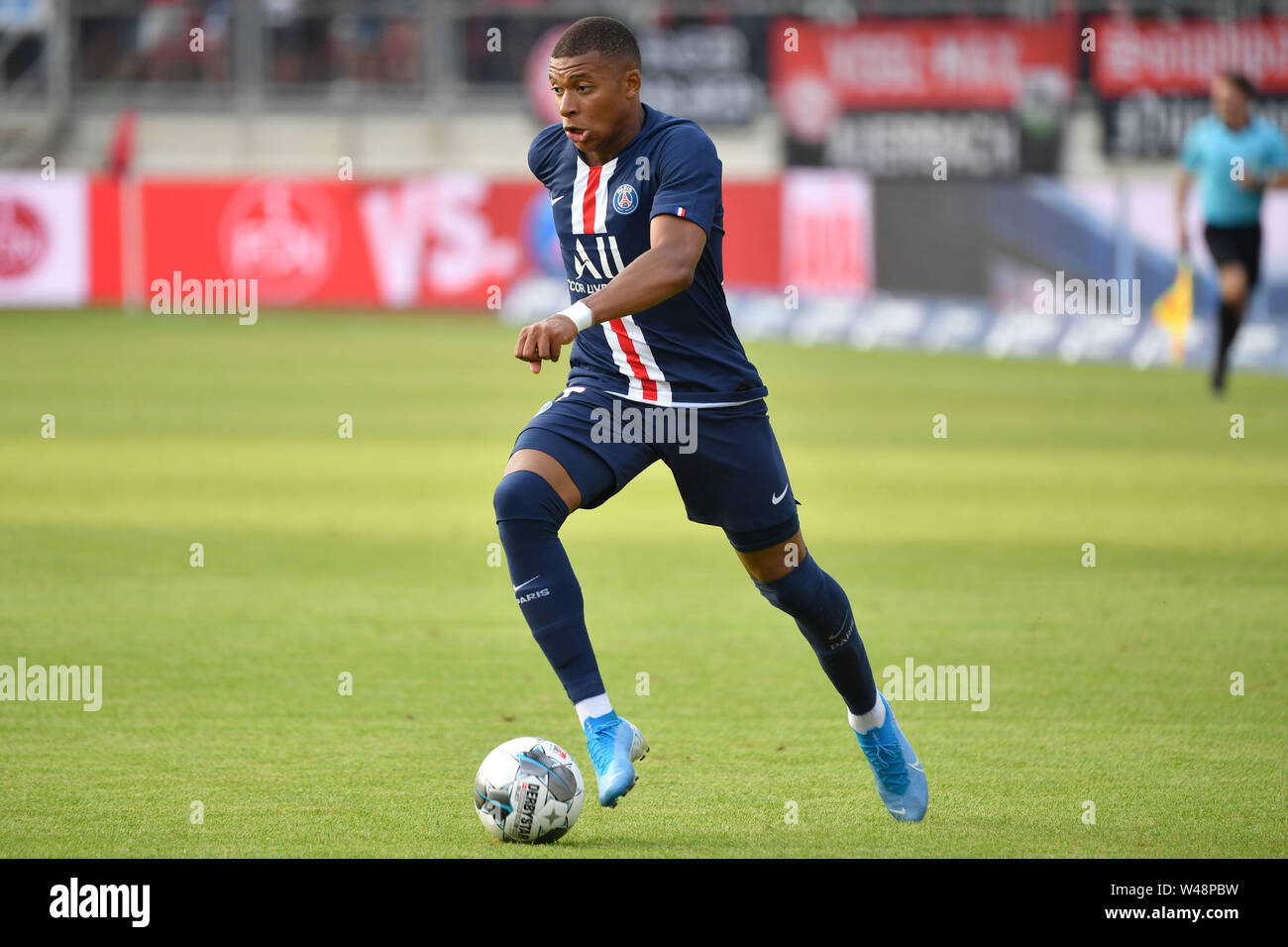 Nuremberg, Deutschland. 20th July, 2019. Kylian MBAPPE (PSG), Action ...