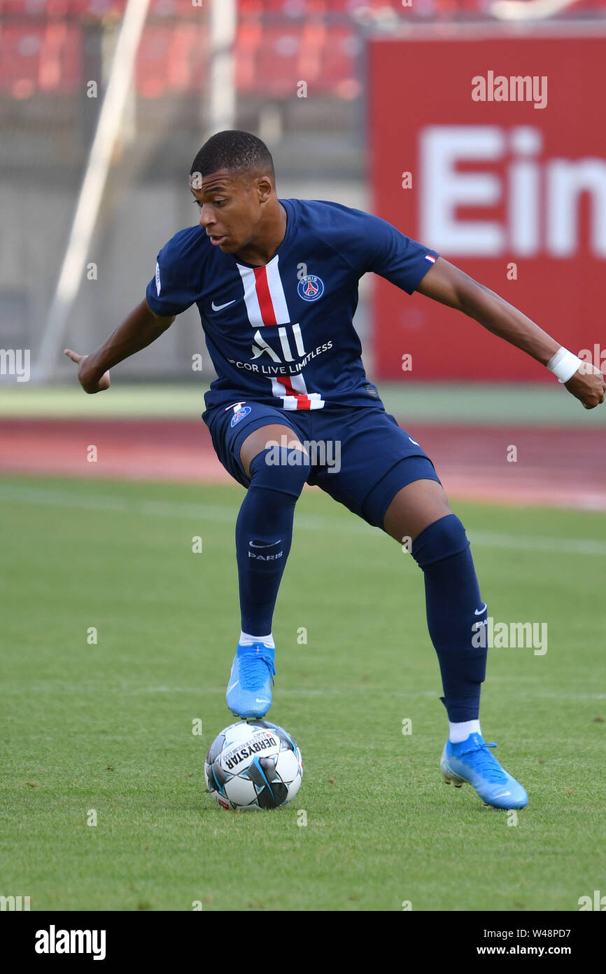 Nuremberg, Deutschland. 20th July, 2019. Kylian MBAPPE (PSG), Action ...