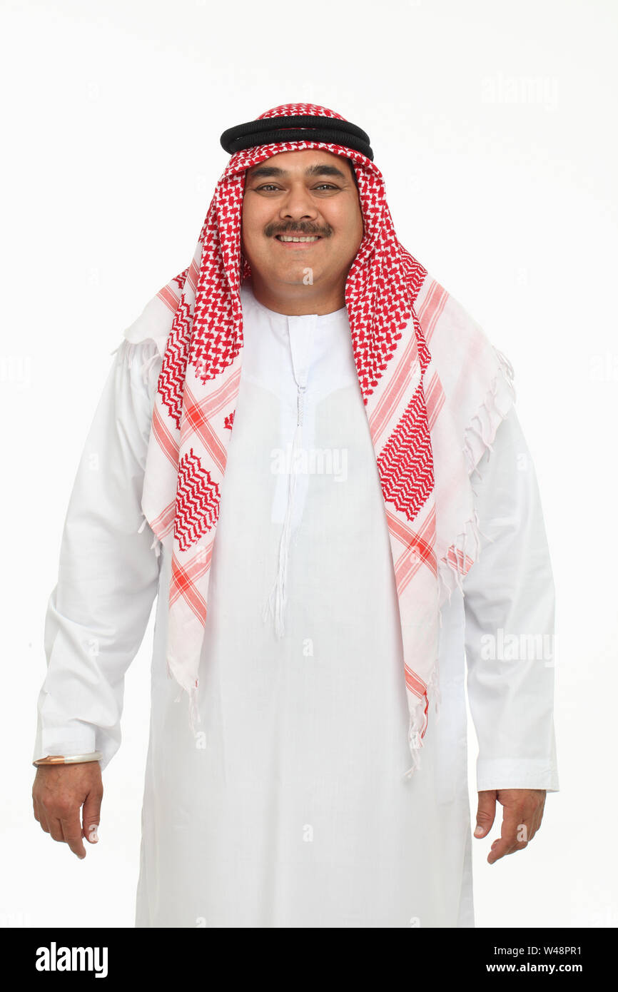 Portrait of an arabian man smiling Stock Photo - Alamy