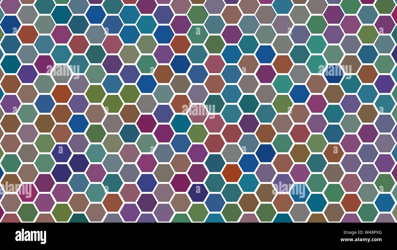 Bright colored mosaic background with geometric shapes pattern for ...