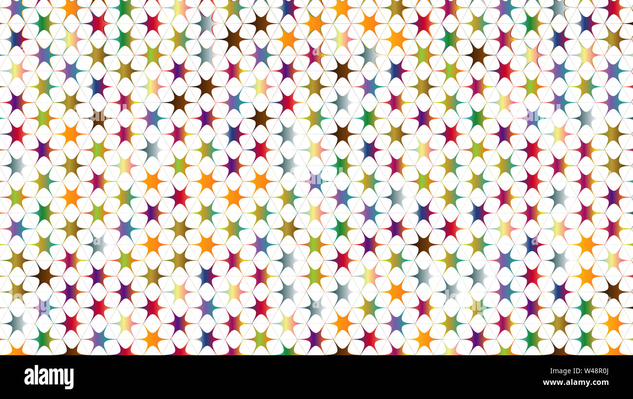 Bright colored mosaic background with geometric shapes pattern for ...
