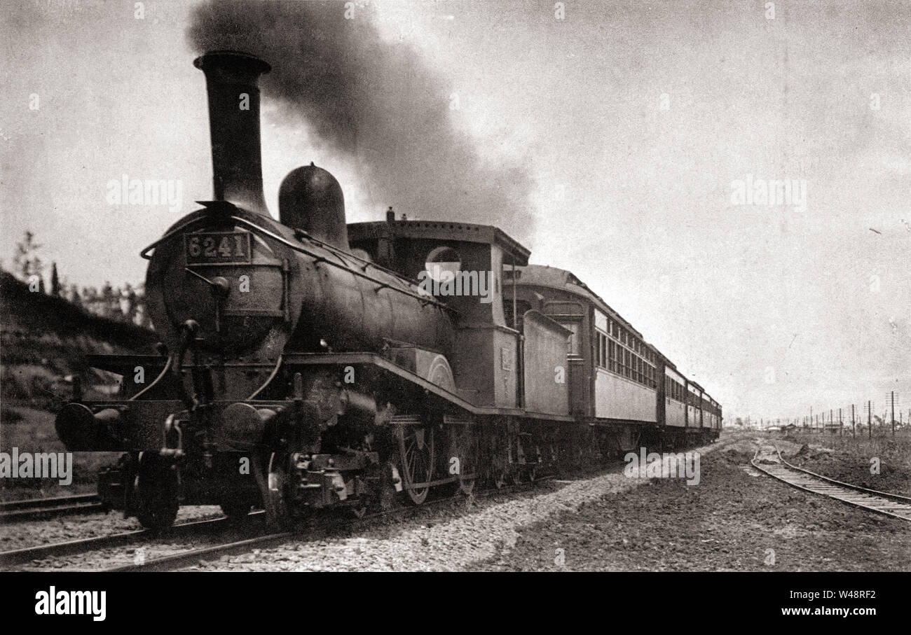 [ 1900s Japan - Steam Locomotive on the Tokaido Main Line ] — Steam ...