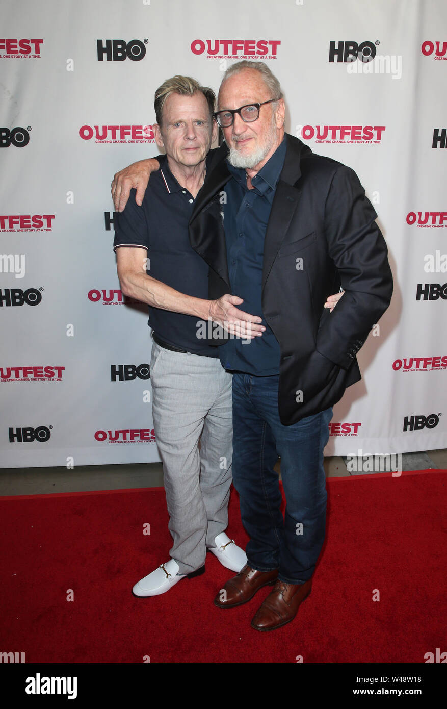 Hollywood, Ca. 20th July, 2019. Mark Patton, Robert Englund, at the ...