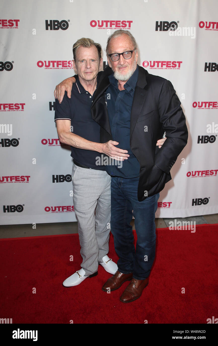 Hollywood, Ca. 20th July, 2019. Mark Patton, Robert Englund, at the ...