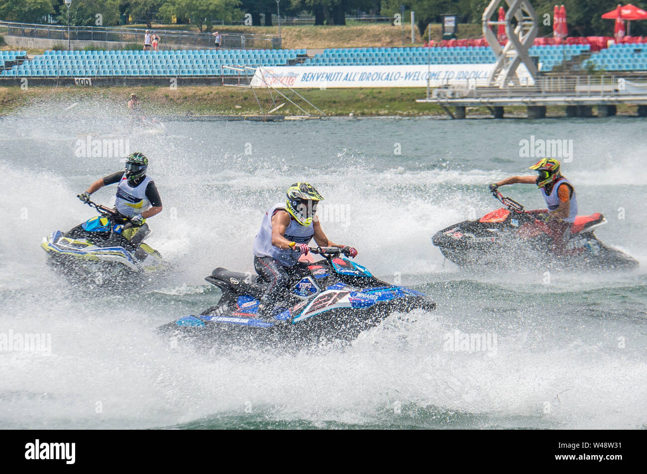 Idroscalo III stage Italian championship of aquatic motorcycles (CC ...