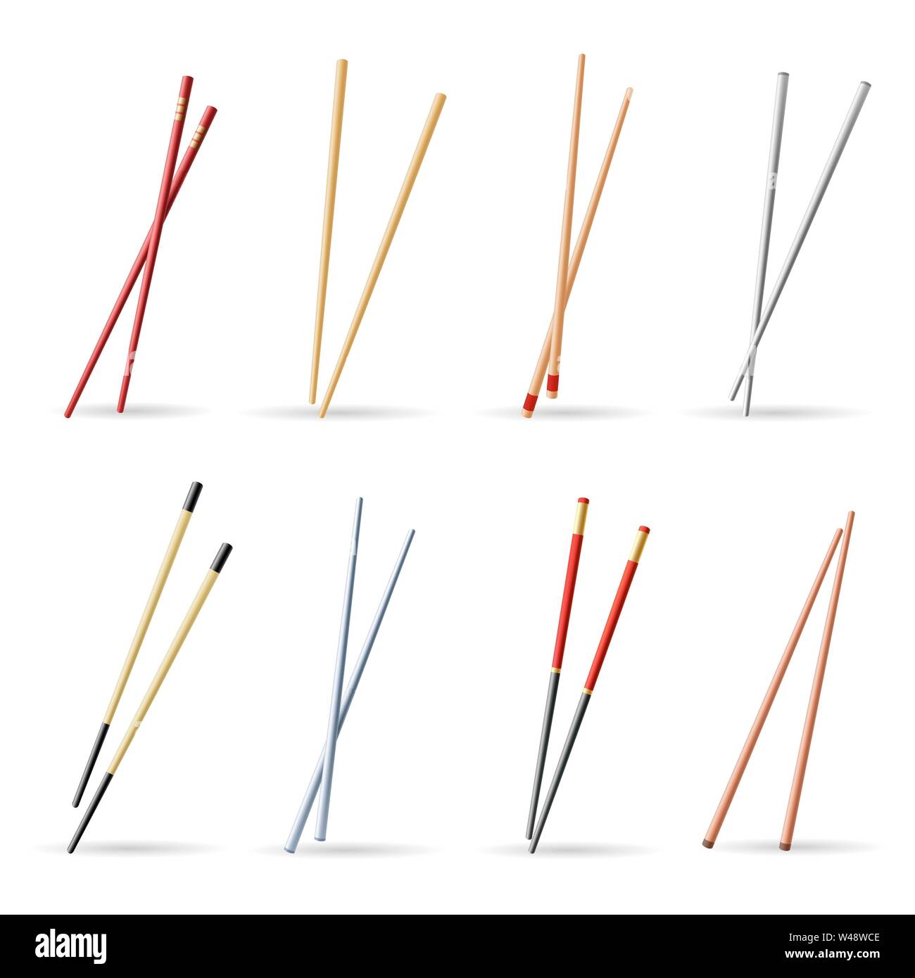Japanese wooden chopsticks Stock Vector Image & Art - Alamy