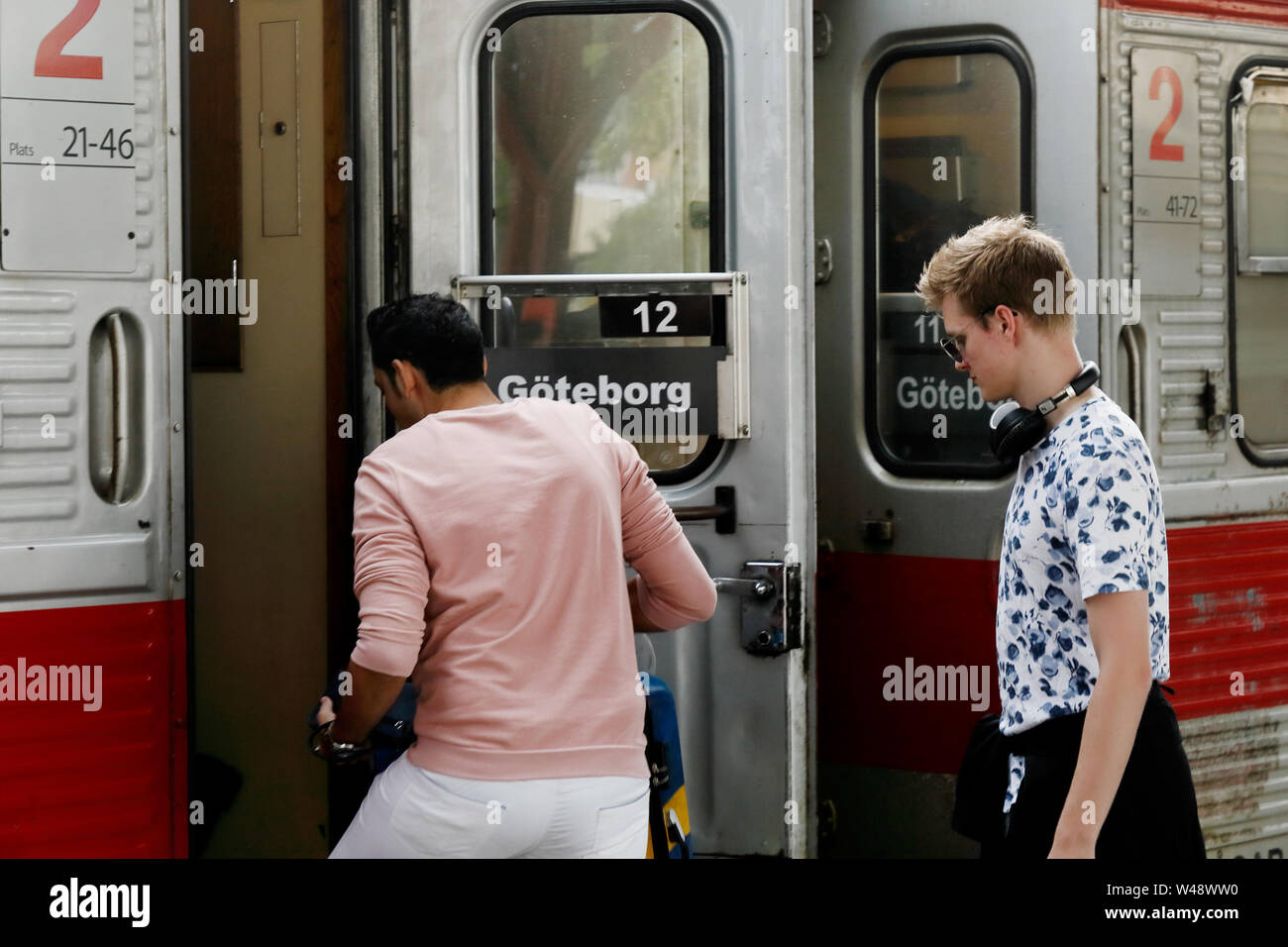 Goteborg train station sign hi-res stock photography and images - Alamy