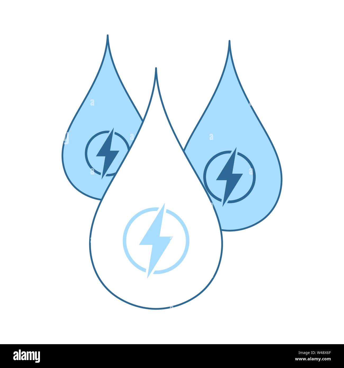 Hydro power plant thin Cut Out Stock Images & Pictures - Alamy