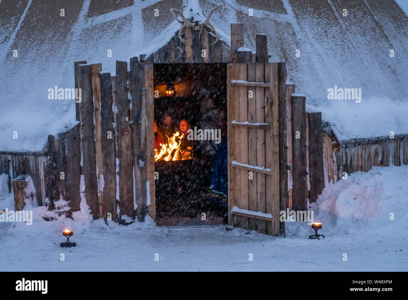 Tent of sami people hi-res stock photography and images - Alamy