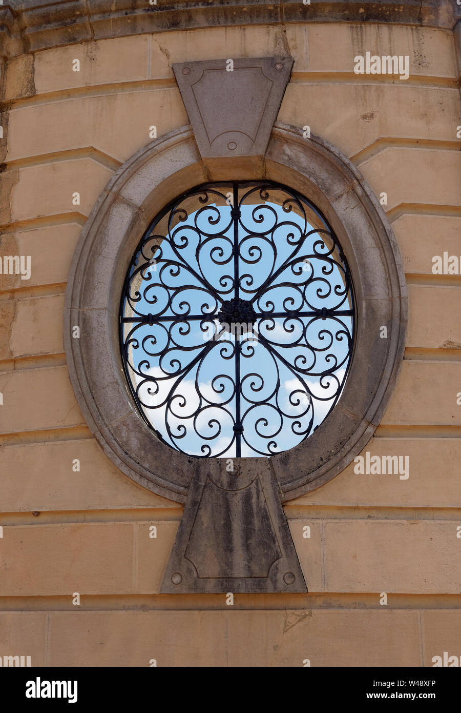 Ironwork in an open window hi-res stock photography and images - Alamy