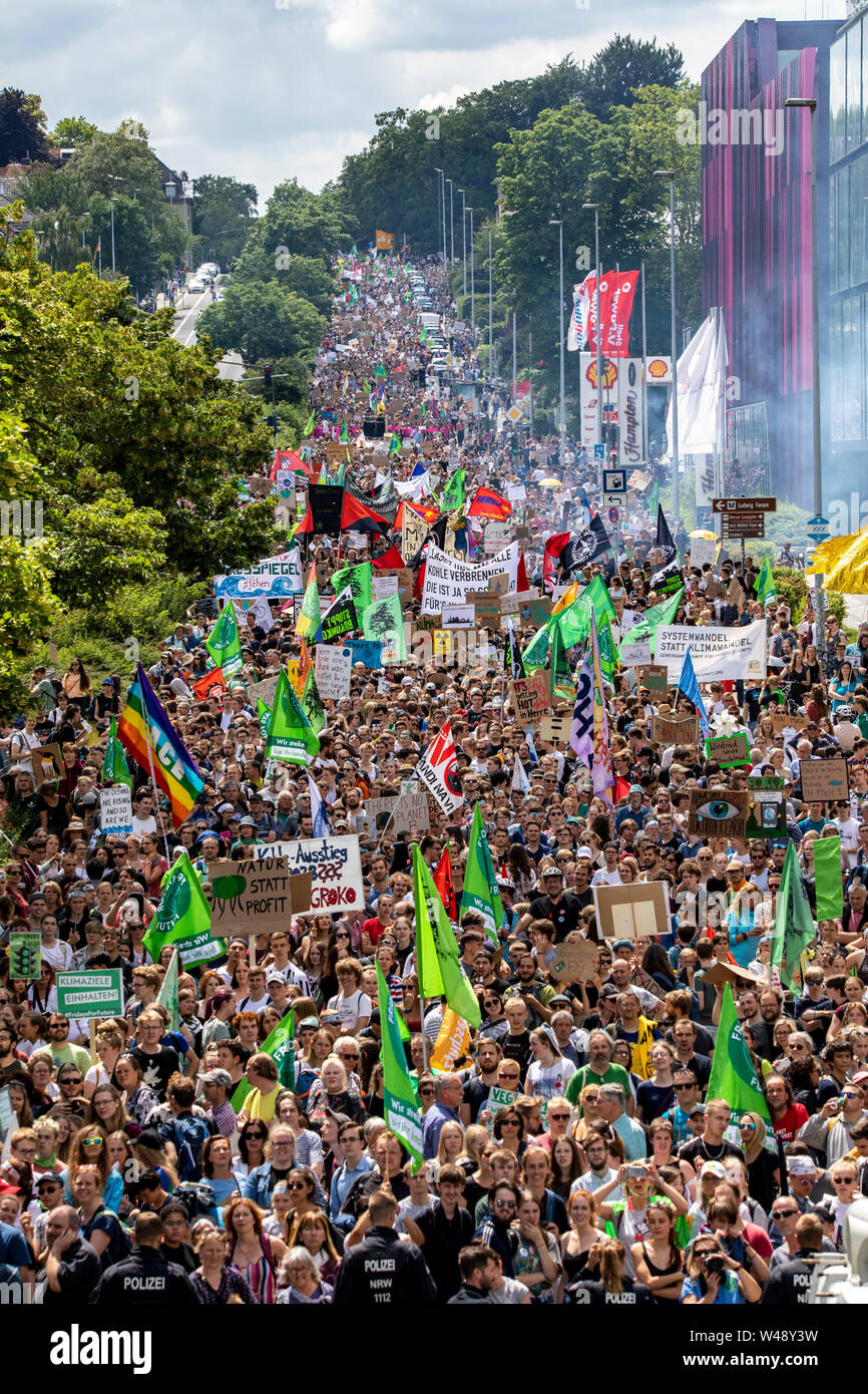 First international climate protection demonstration, climate strike ...