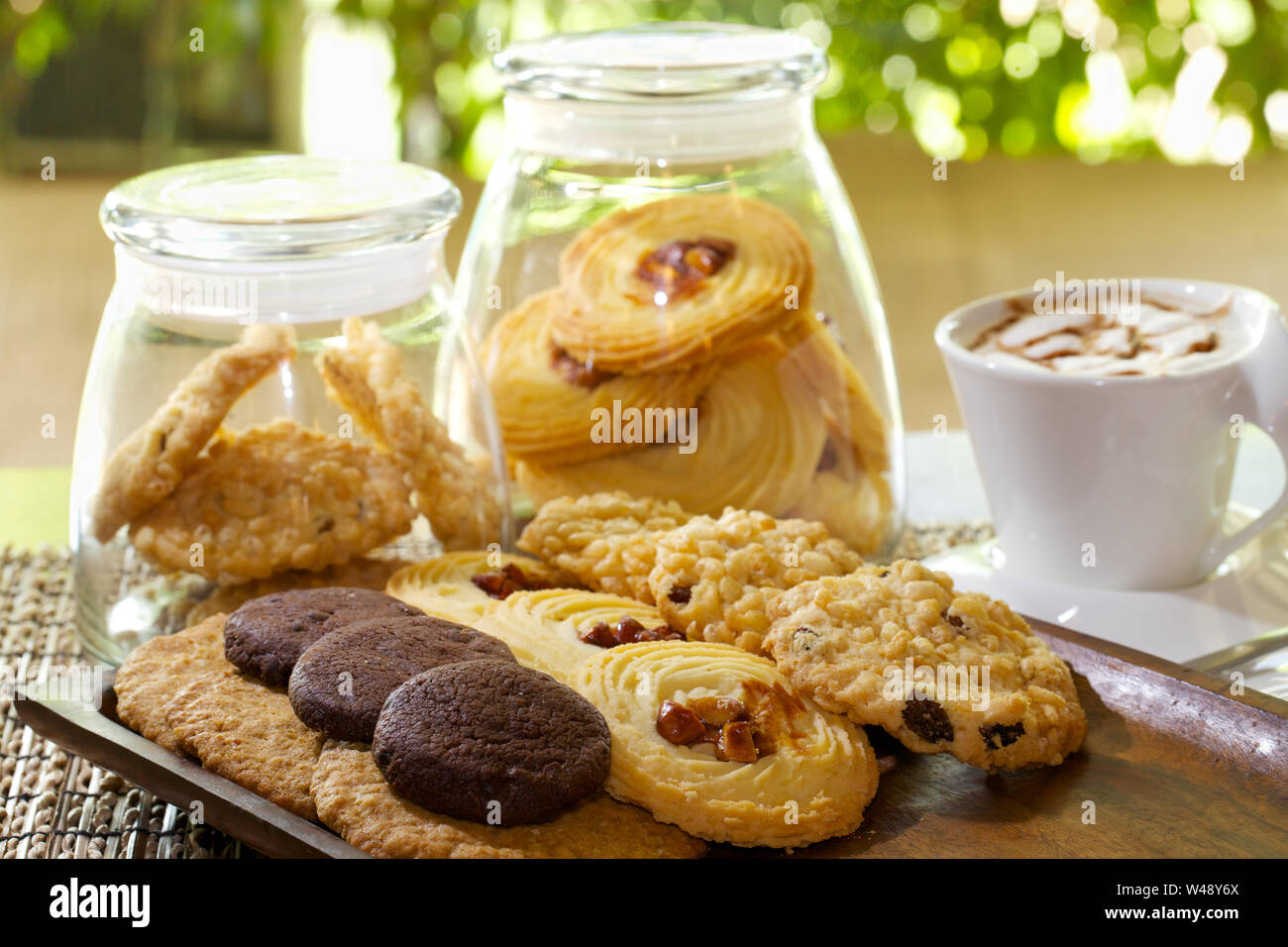Assorted cookies served breakfast hi-res stock photography and images ...