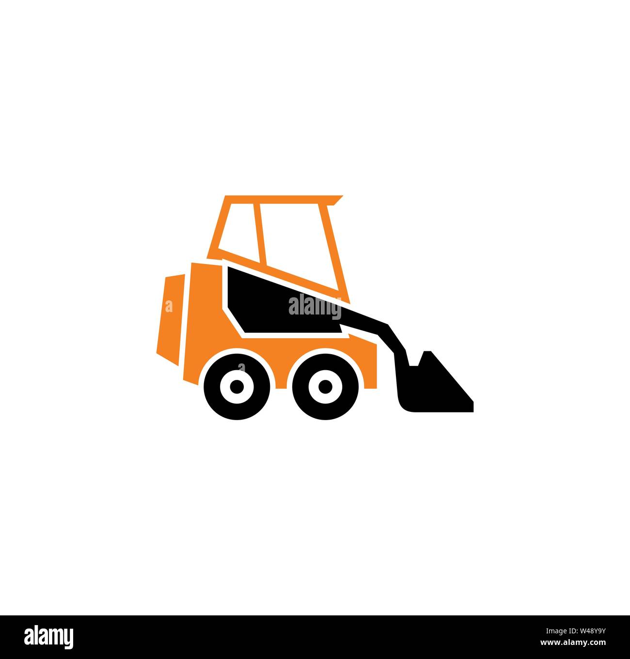 Heavy vehicle related icon on background for graphic and web design ...