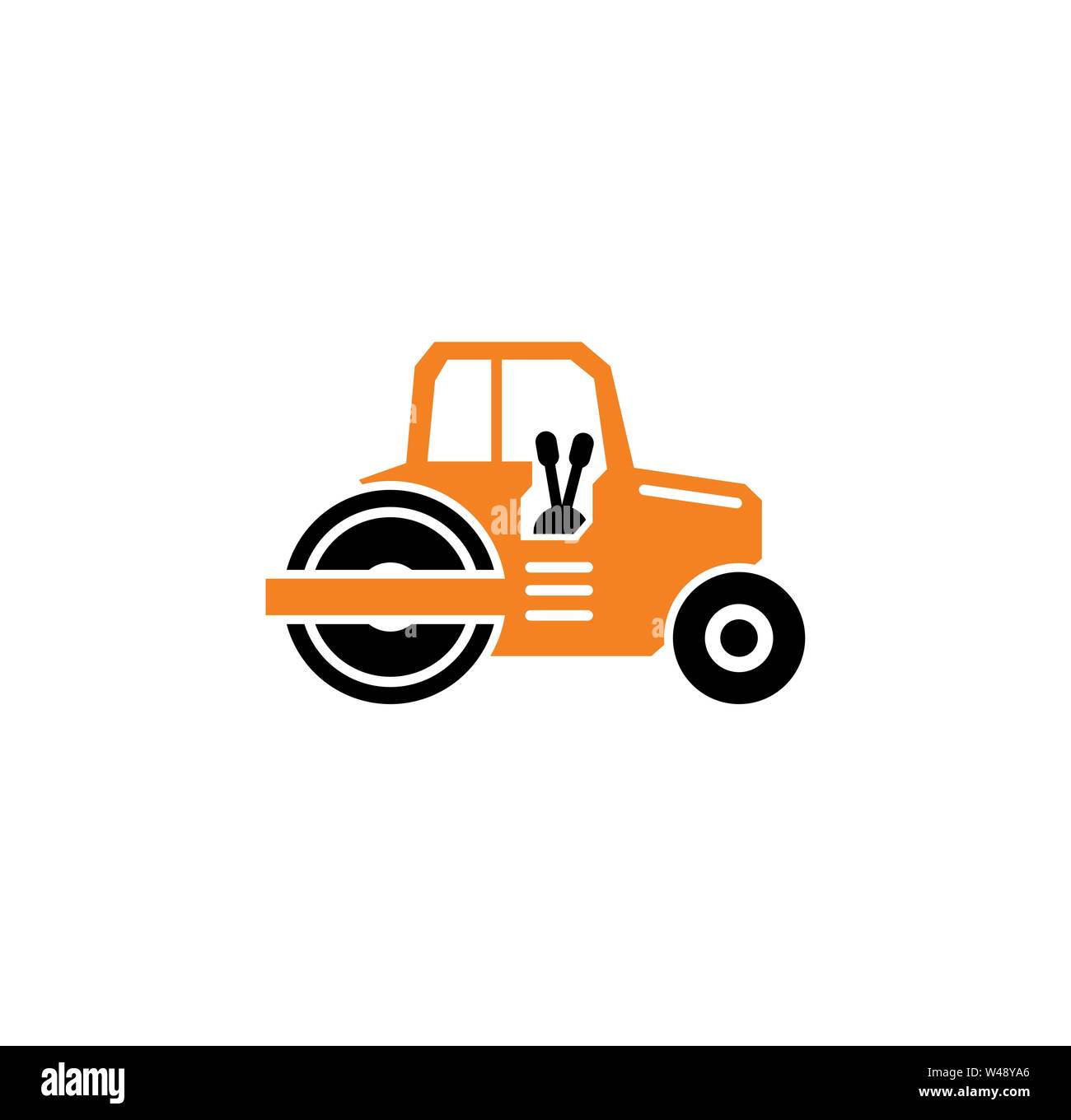 Heavy vehicle related icon on background for graphic and web design ...