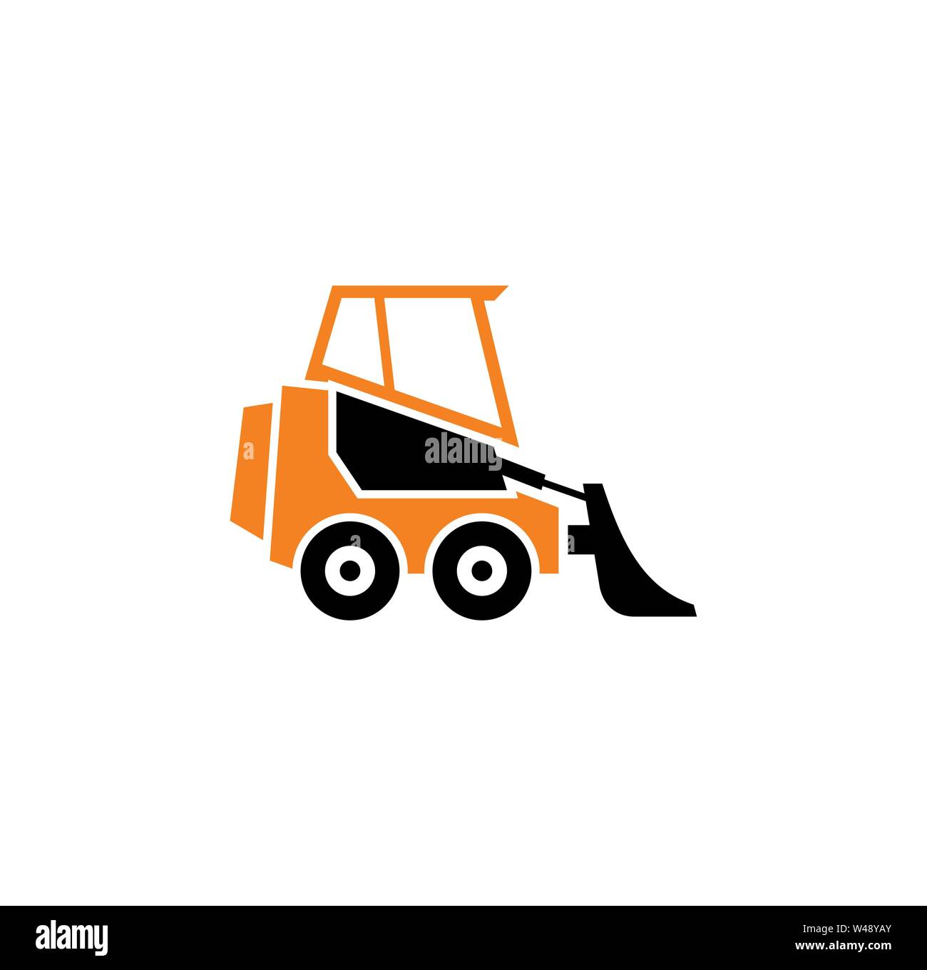 Heavy vehicle related icon on background for graphic and web design ...