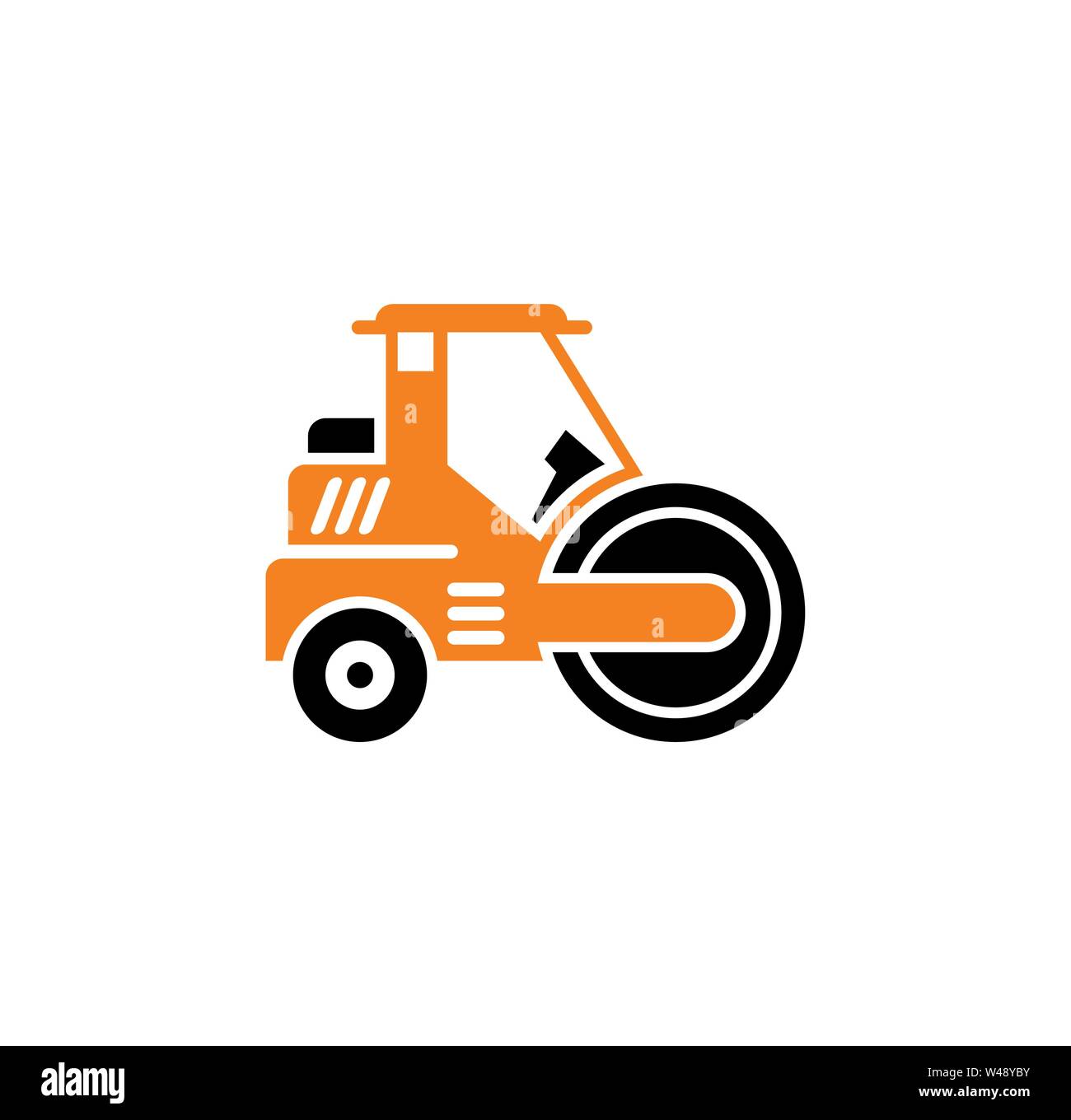 Heavy vehicle related icon on background for graphic and web design ...