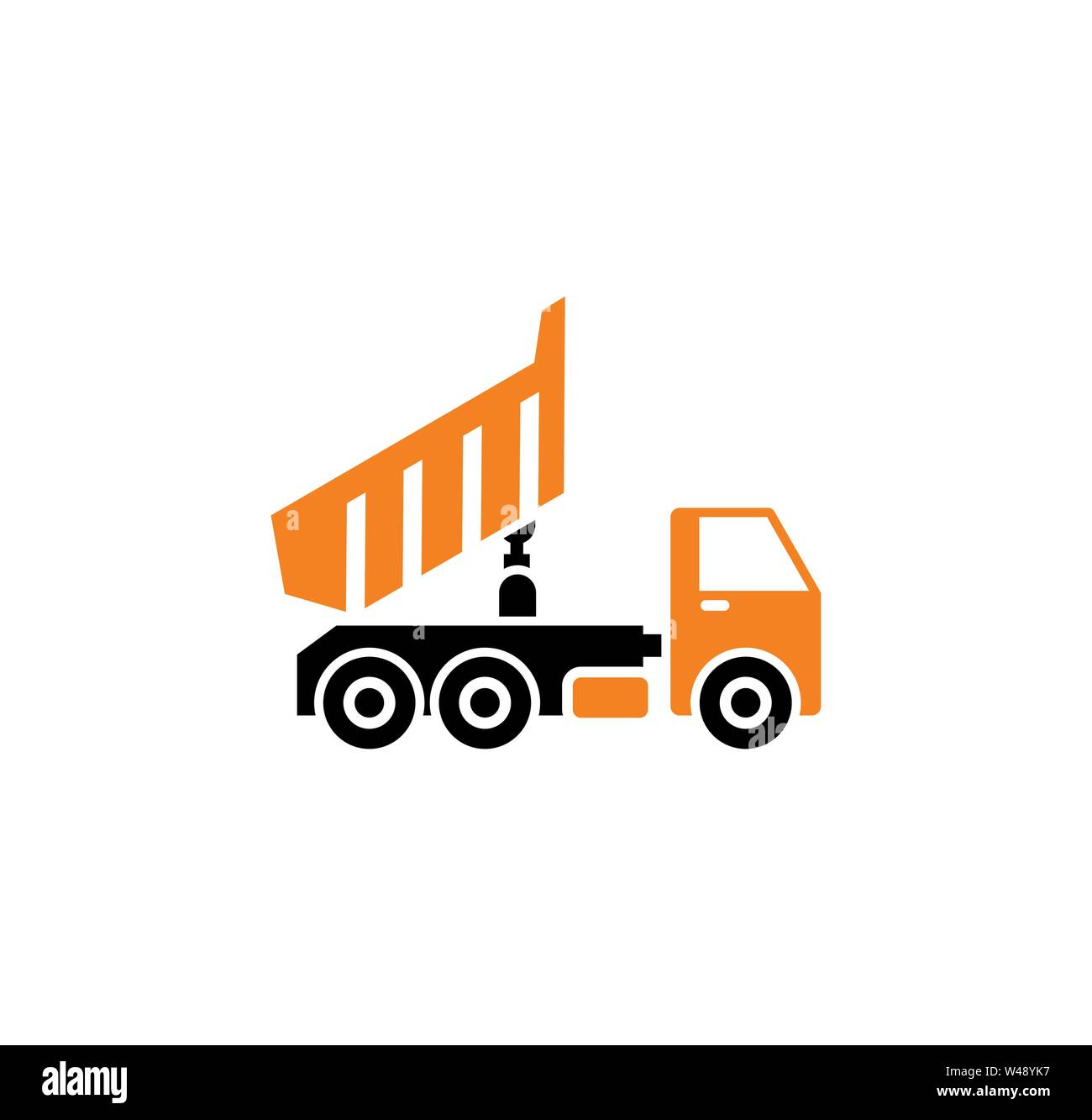Heavy vehicle related icon on background for graphic and web design ...