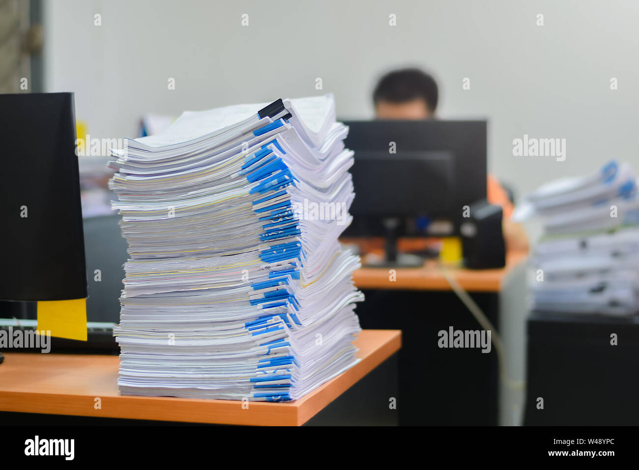 Paperwork Piles High Resolution Stock Photography and Images - Alamy
