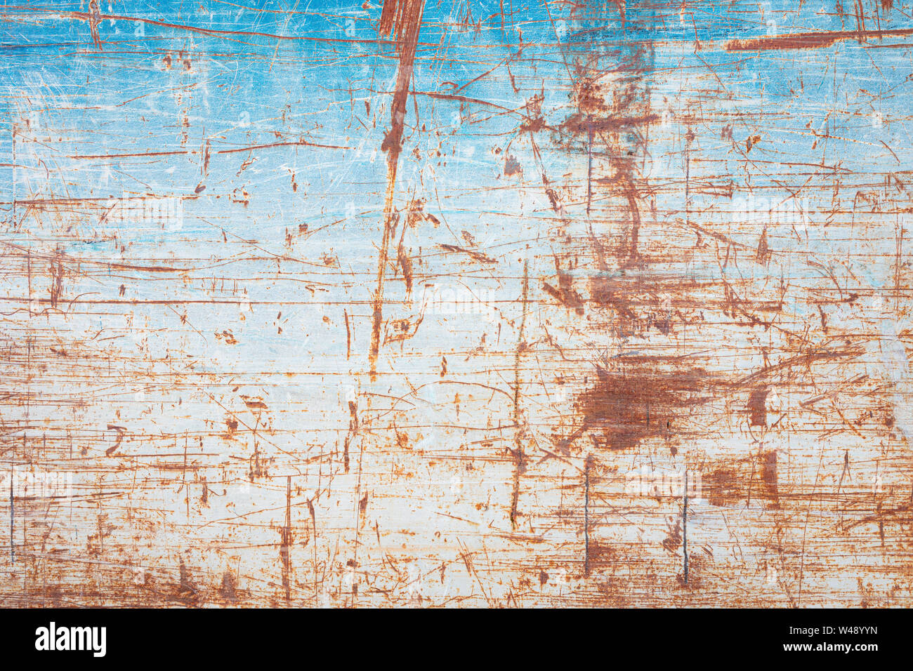 Scratched rusty metal wall texture background Stock Photo - Alamy