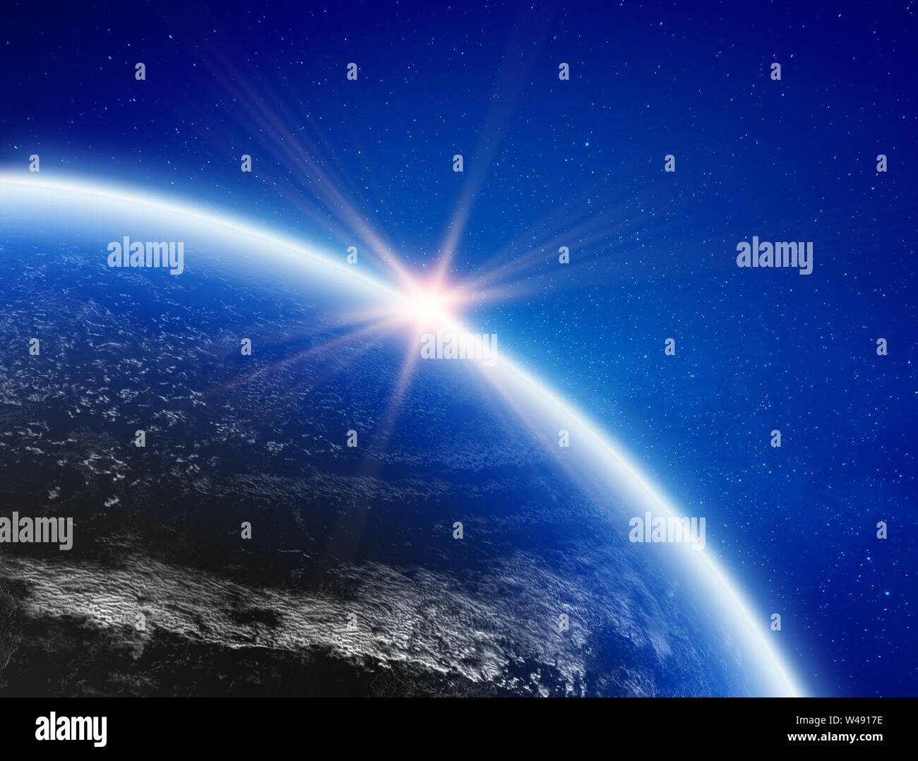 Earth climate from space Stock Photo - Alamy