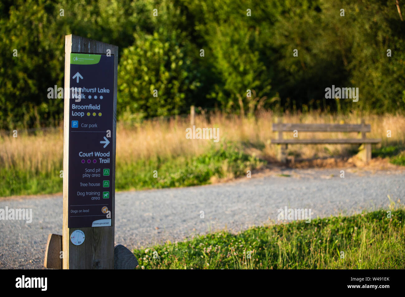 Directions sign post park hi-res stock photography and images - Alamy