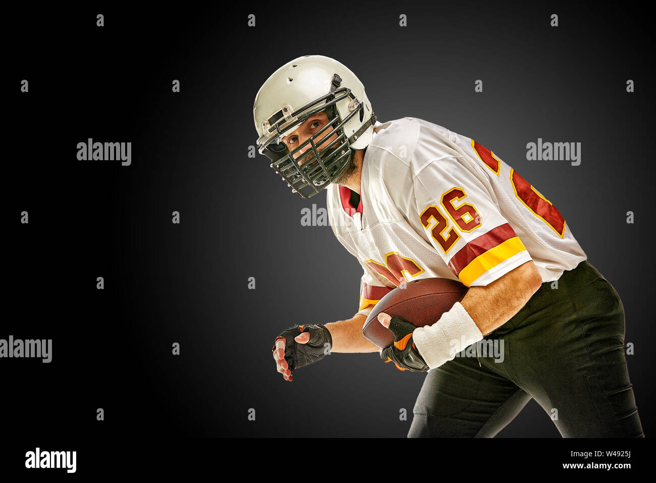Quarterback posing hi-res stock photography and images - Alamy
