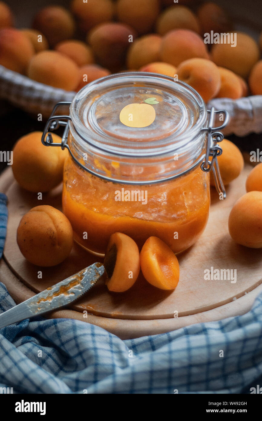 Pieces fruits on table in hi-res stock photography and images - Alamy