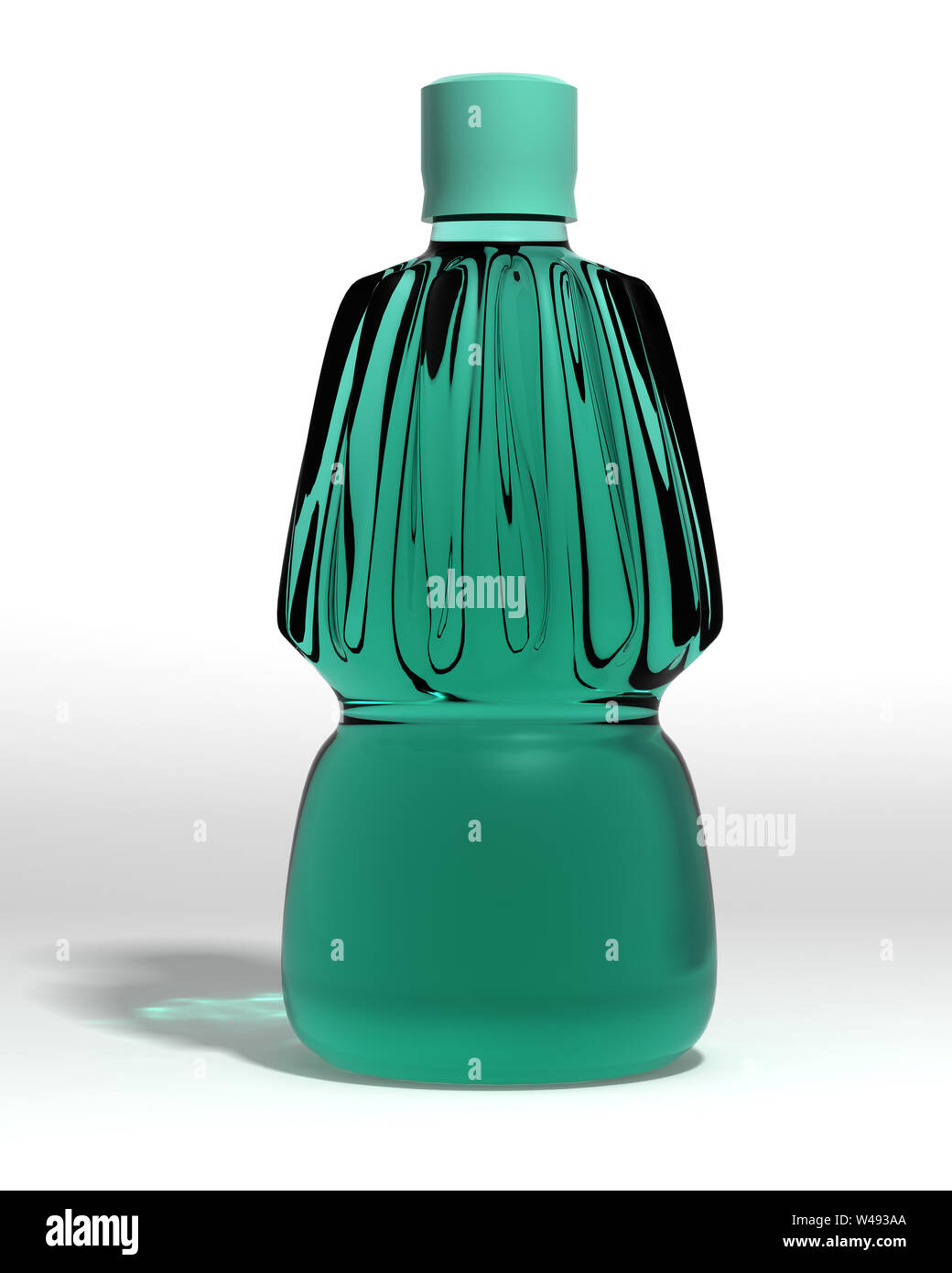 Empty water glass bottle Cut Out Stock Images & Pictures - Alamy