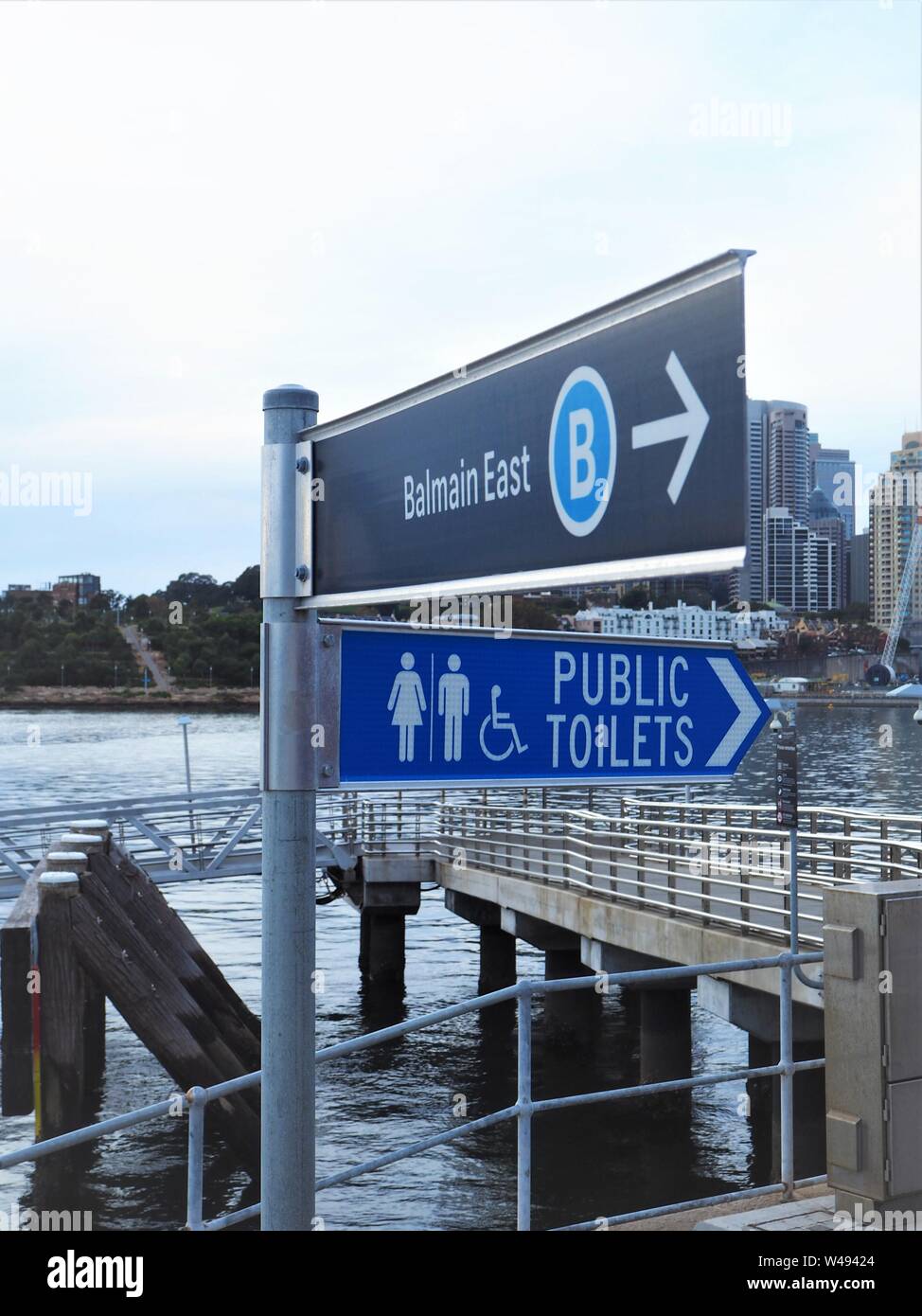 Bus stop sign australia hi-res stock photography and images - Alamy
