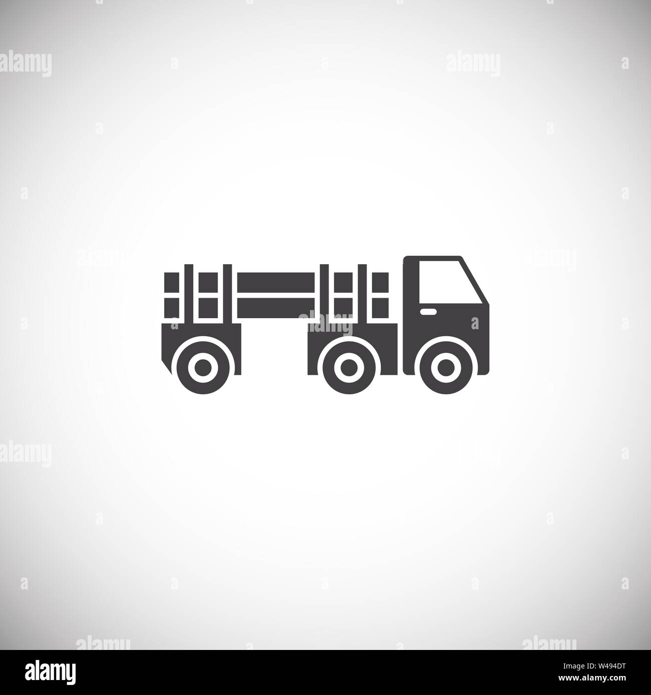 Heavy vehicle related icon on background for graphic and web design ...