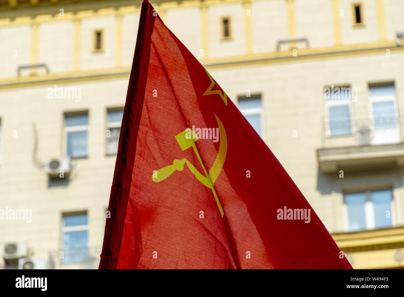 Soviet russian ussr pennant flag hi-res stock photography and images ...