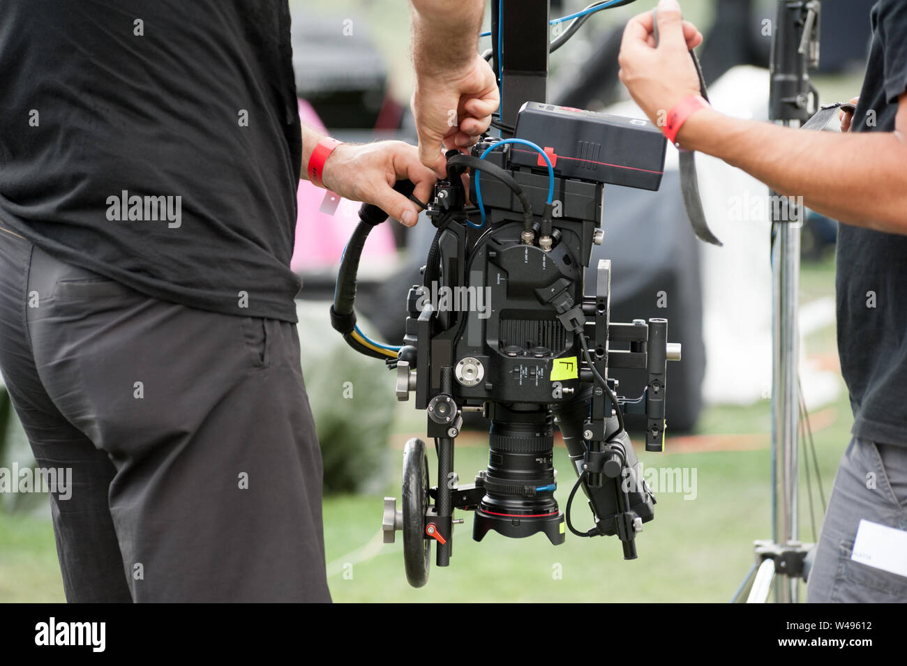 Camera crane hi-res stock photography and images - Alamy