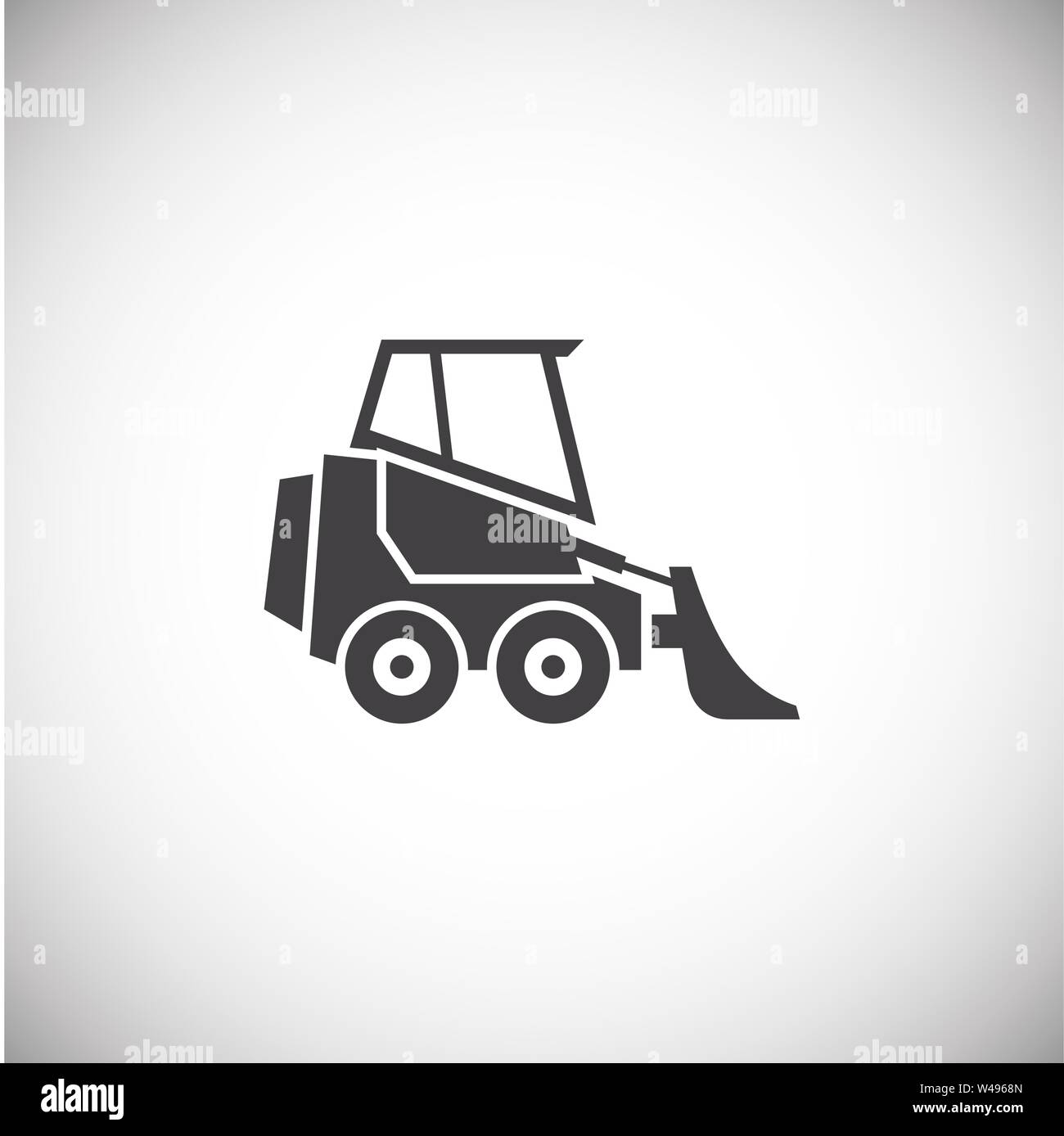 Heavy vehicle related icon on background for graphic and web design ...