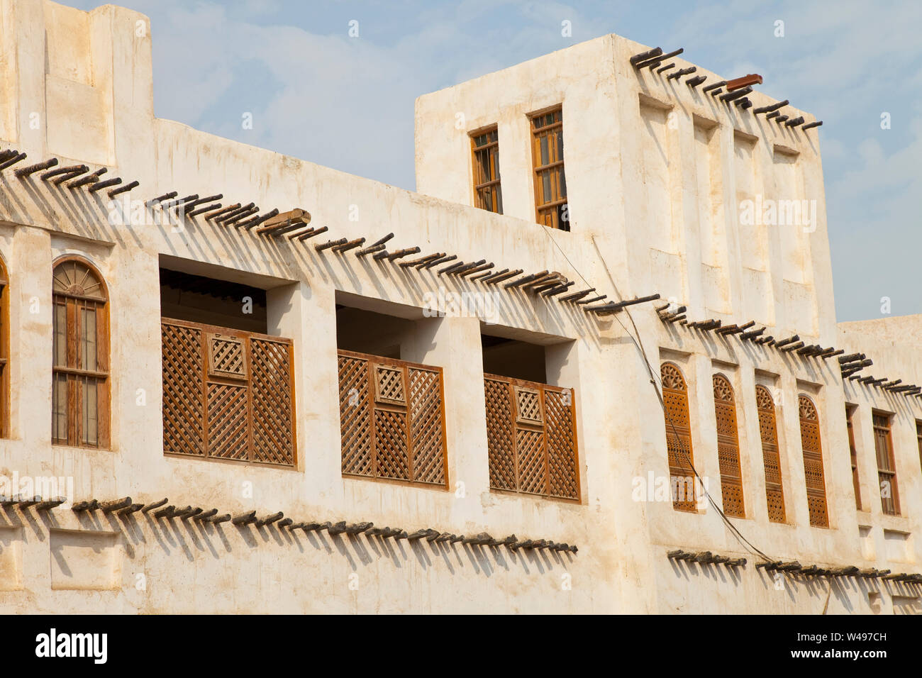 Zoco Waqif, Ciudad de Doha, capital de Qatar. Golfo Pérsico Stock Photo ...