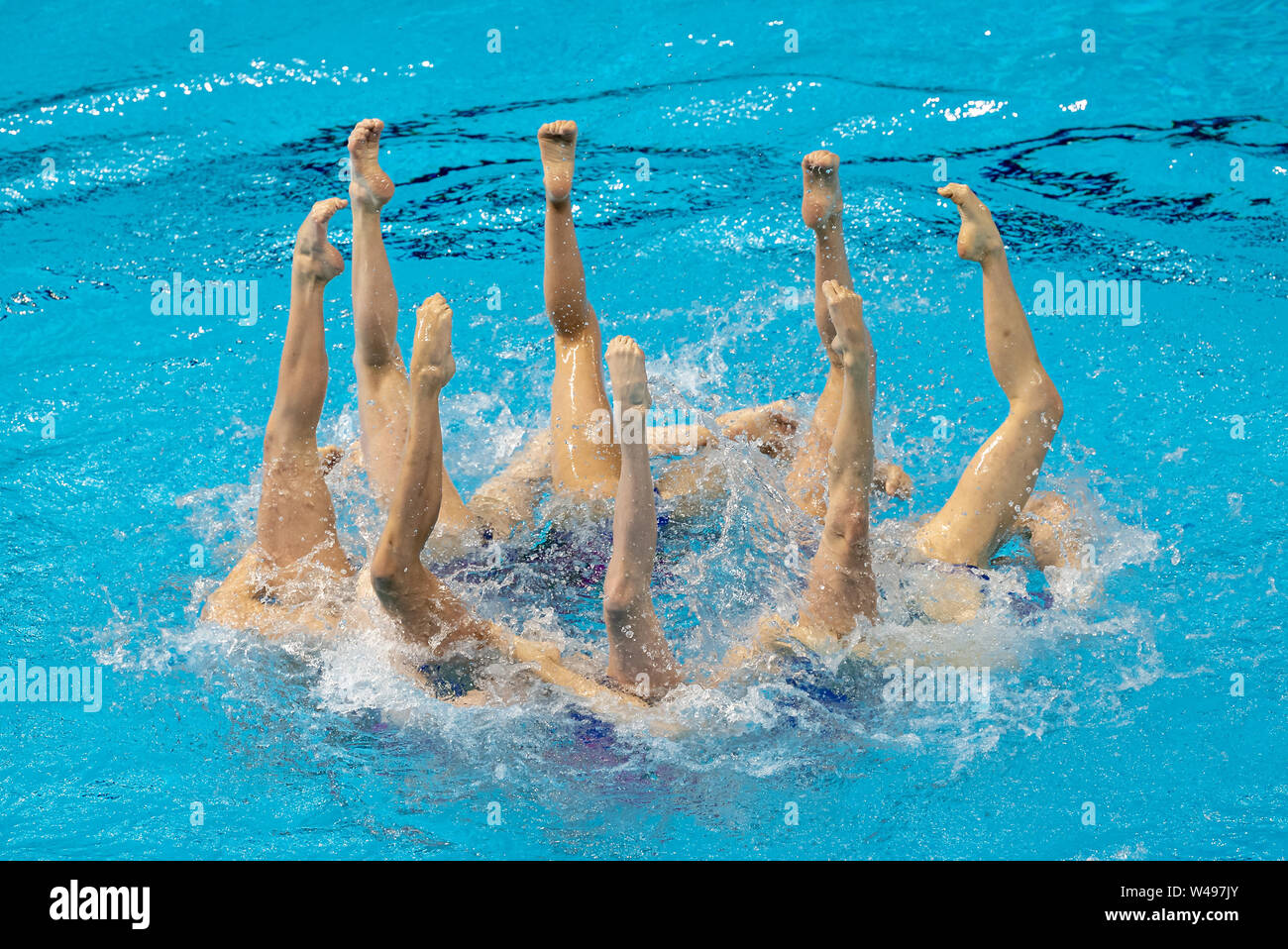 Team russia synchronised swimming hi-res stock photography and images ...